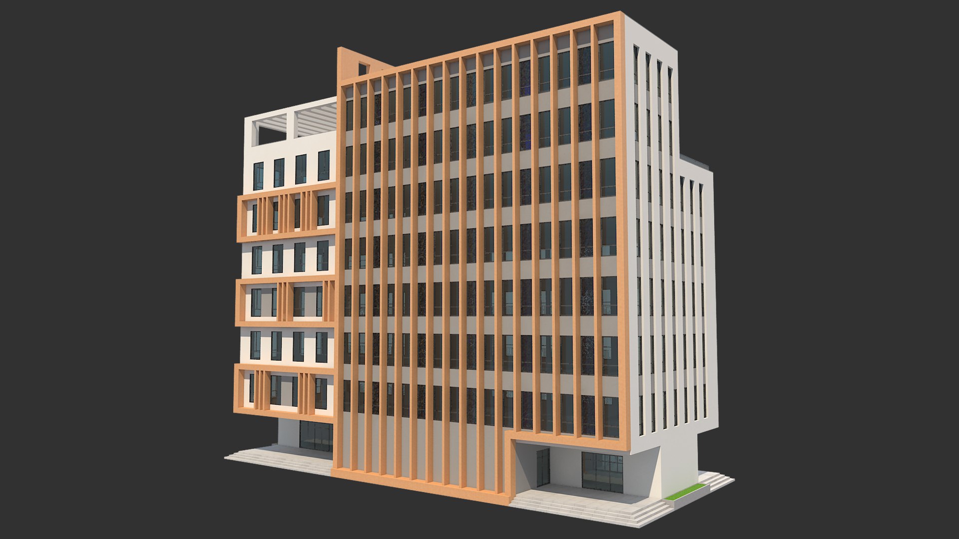 Office Building 9 3D Model - TurboSquid 1949434