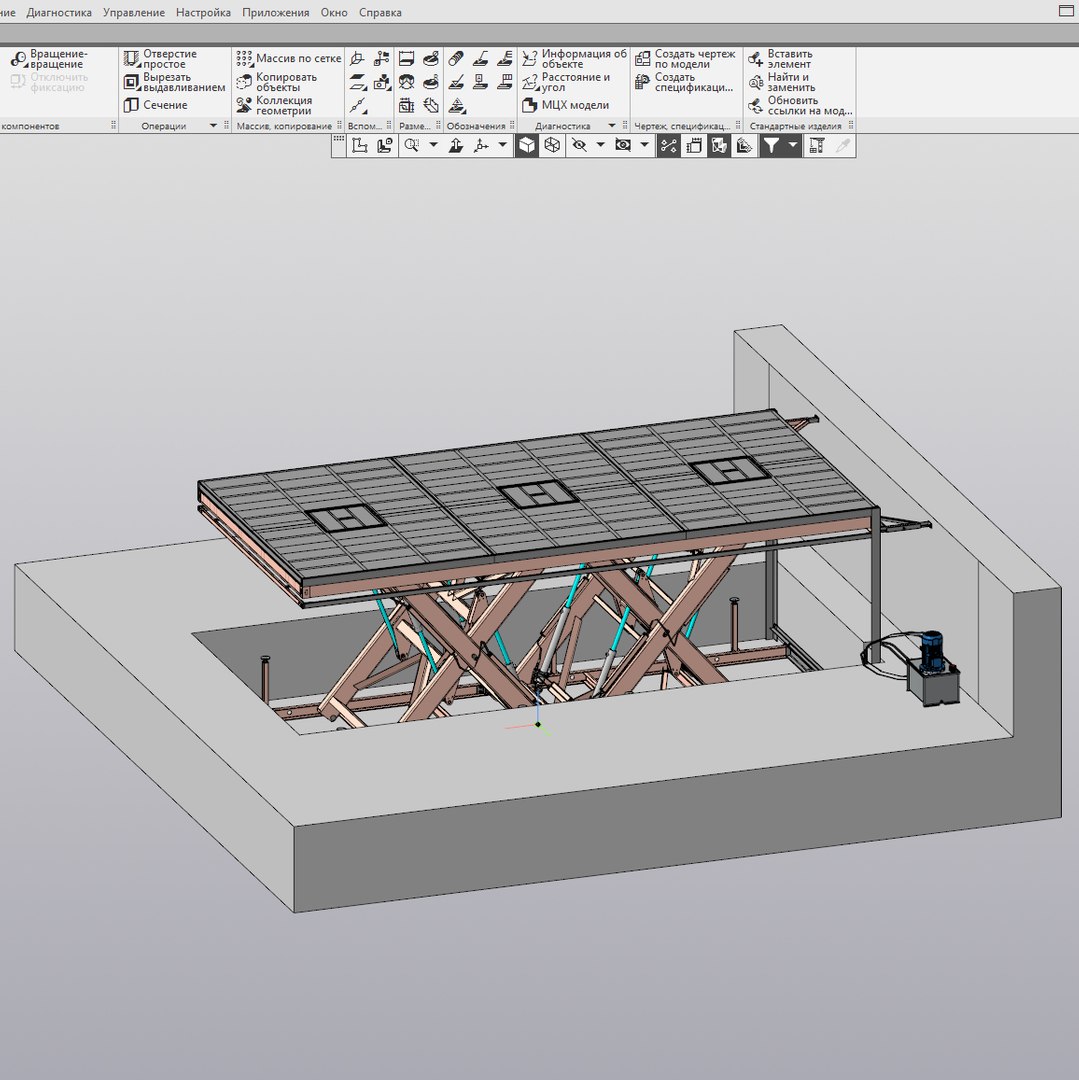 3D - Industrial Lift - TurboSquid 1565991