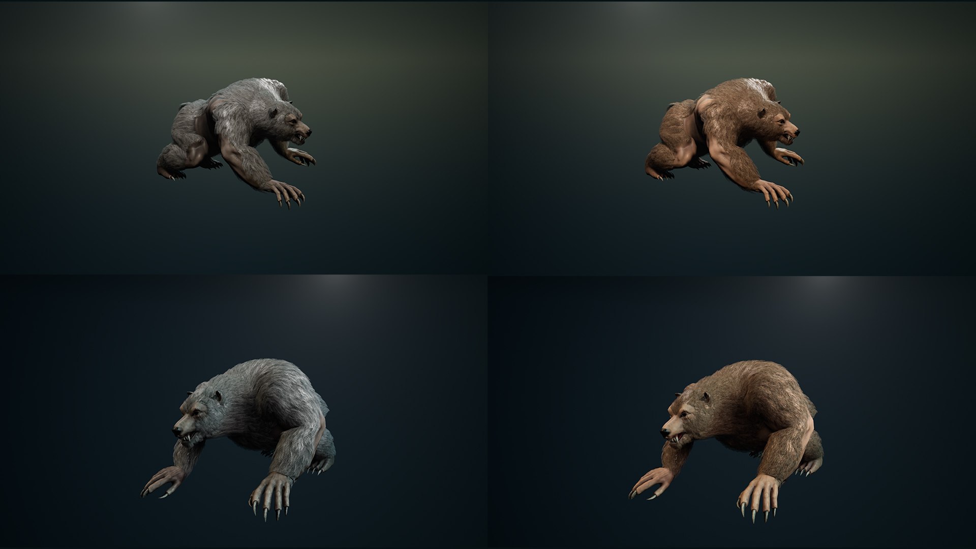 Humanoid Bear 3D Model - TurboSquid 1840489