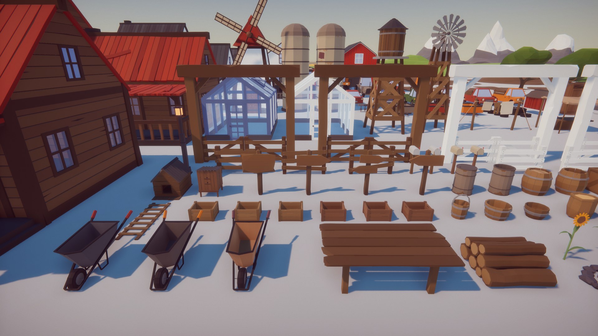 Pack Farm Nature Plants 3D Model - TurboSquid 1647284