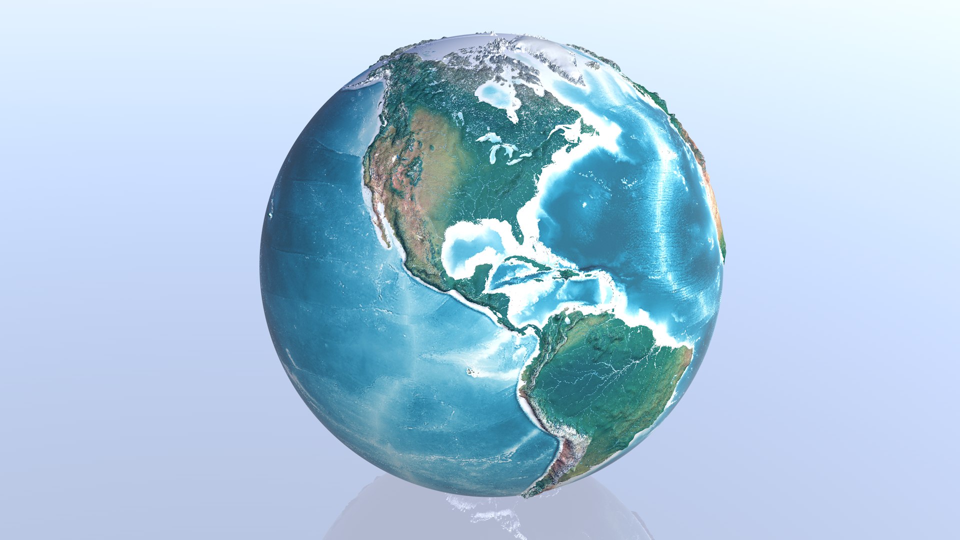 3D relief earth globe world model - TurboSquid 1433297