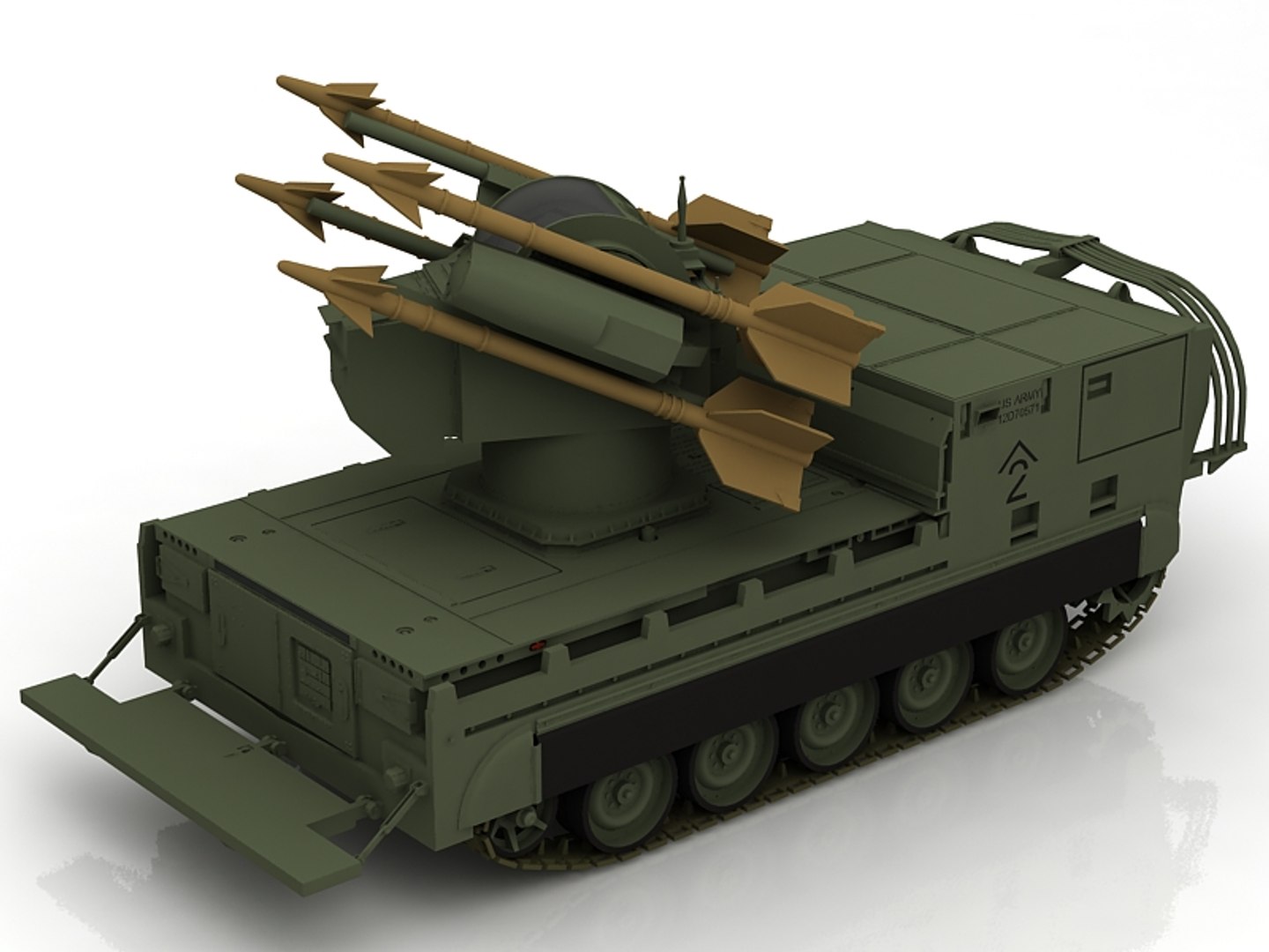 M730A1丛林导弹系统3D模型 - TurboSquid 1787891