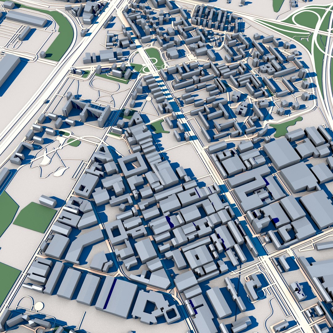 3D Part Of Milan City Italy - TurboSquid 2410050