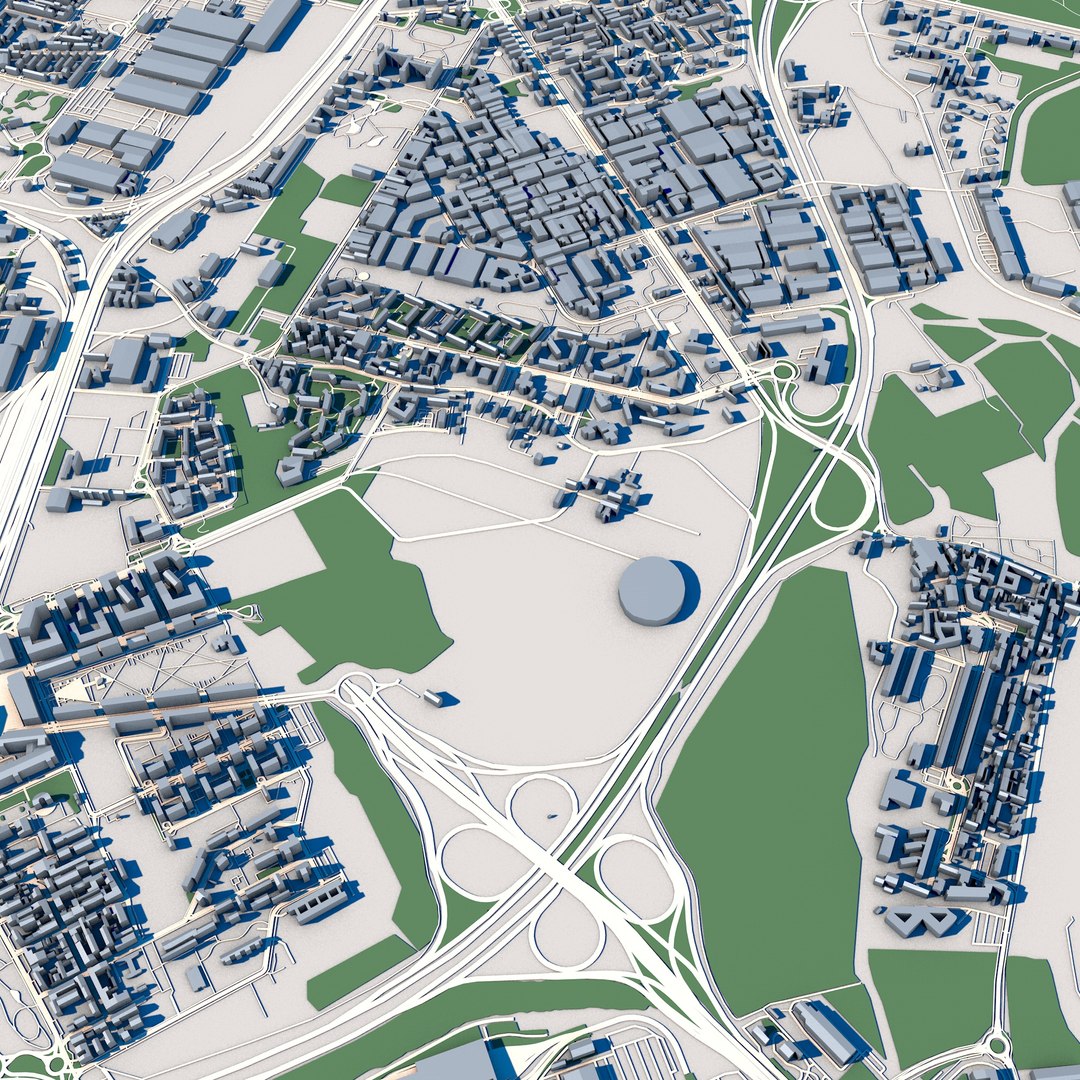 3D Part Of Milan City Italy - TurboSquid 2410050