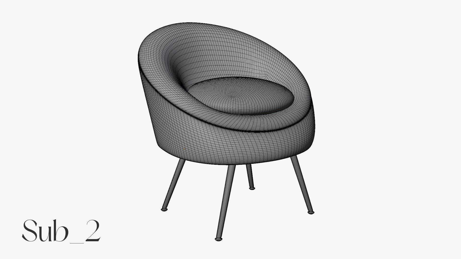 3D Model Sofa Chair - TurboSquid 2272301