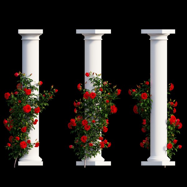 3D rose plant set 10 - TurboSquid 1543693