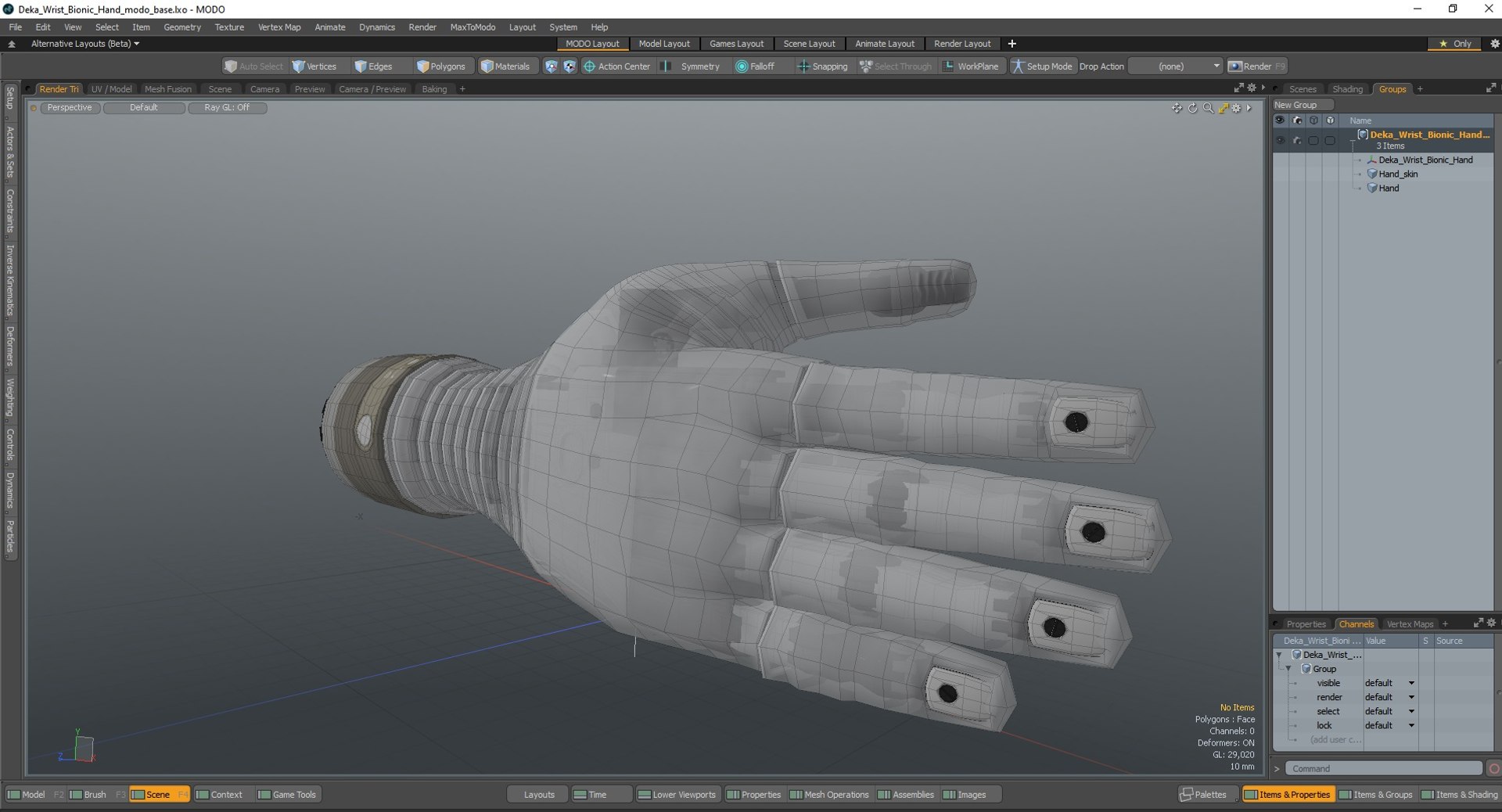 3D Deka Wrist Bionic Hand model - TurboSquid 2065235
