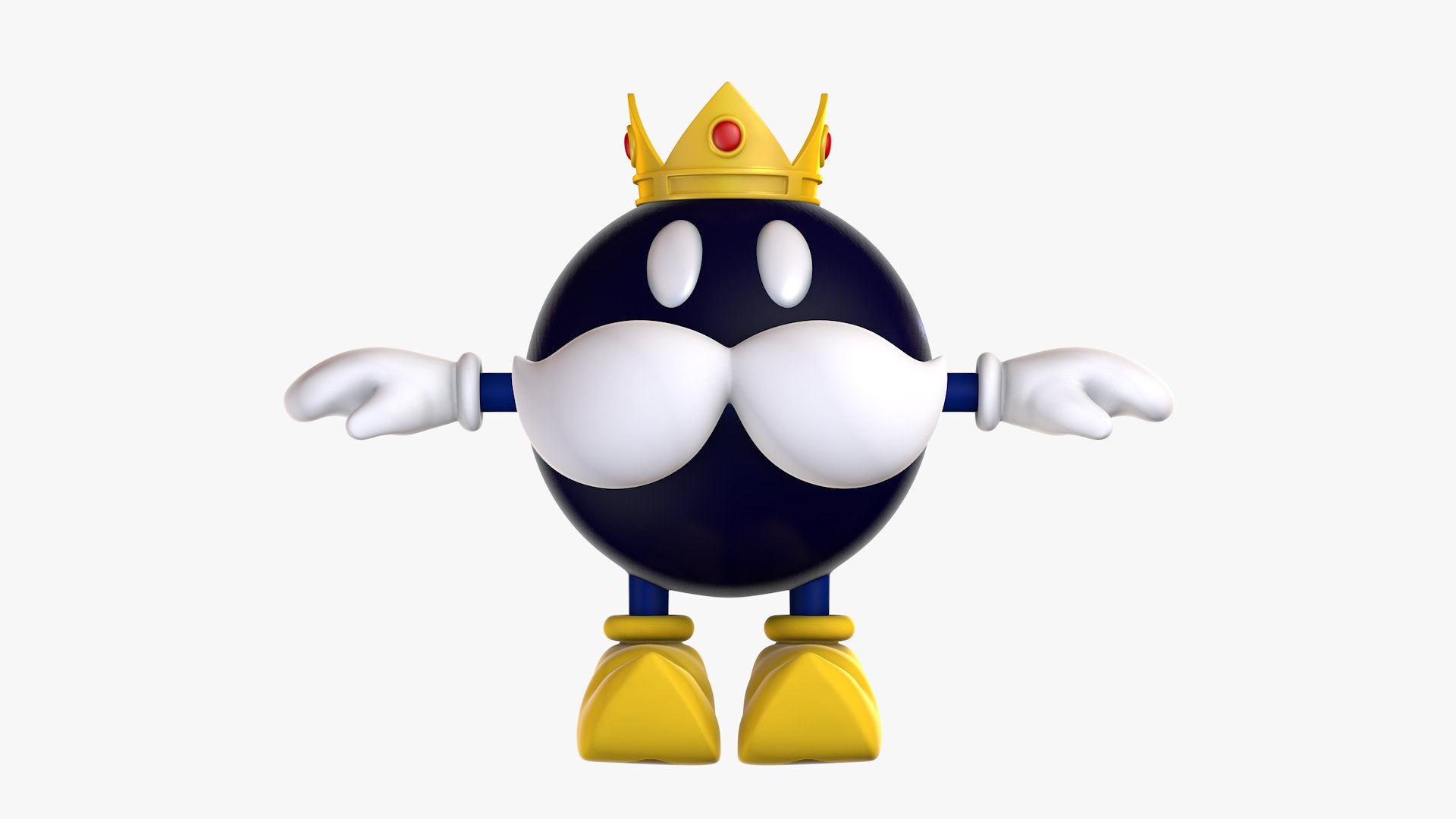 3D King Bob Omb - - TurboSquid 1551162