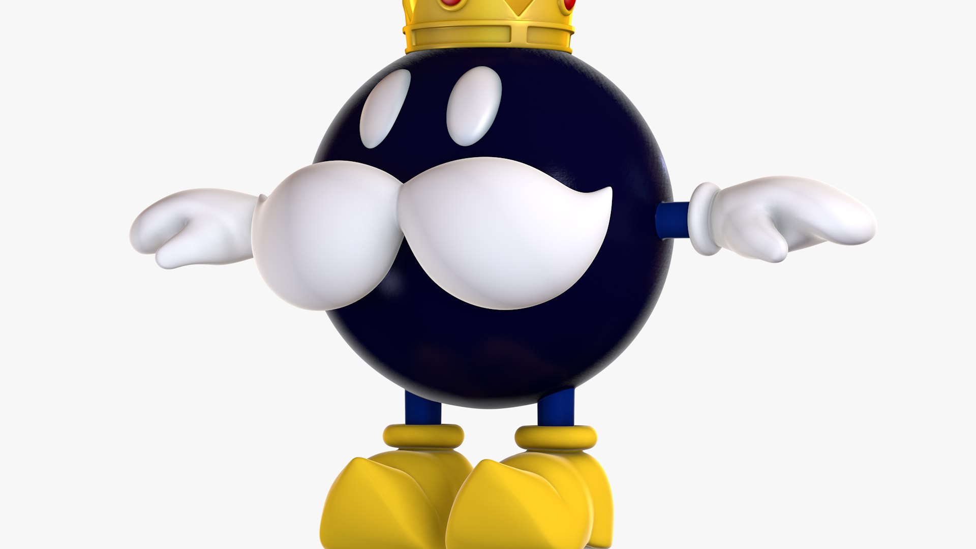3D King Bob Omb - - TurboSquid 1551162