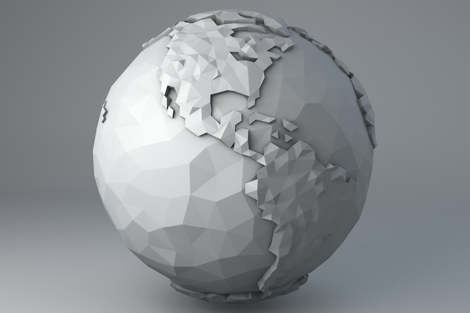 Minimal Earth 3d Model