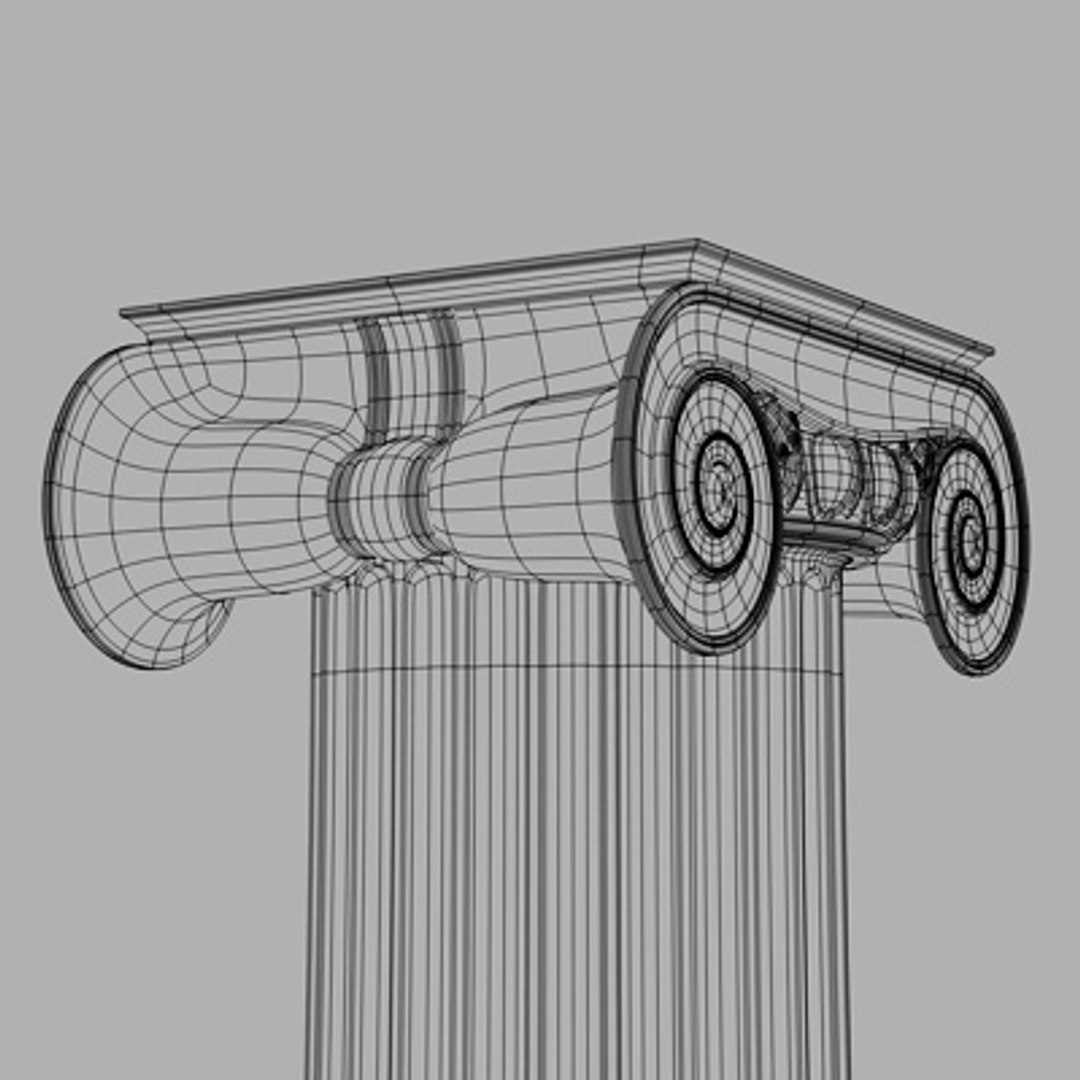 ionic column sketchup