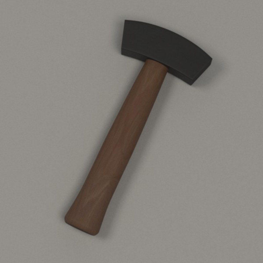 3d Hammer Stone Model