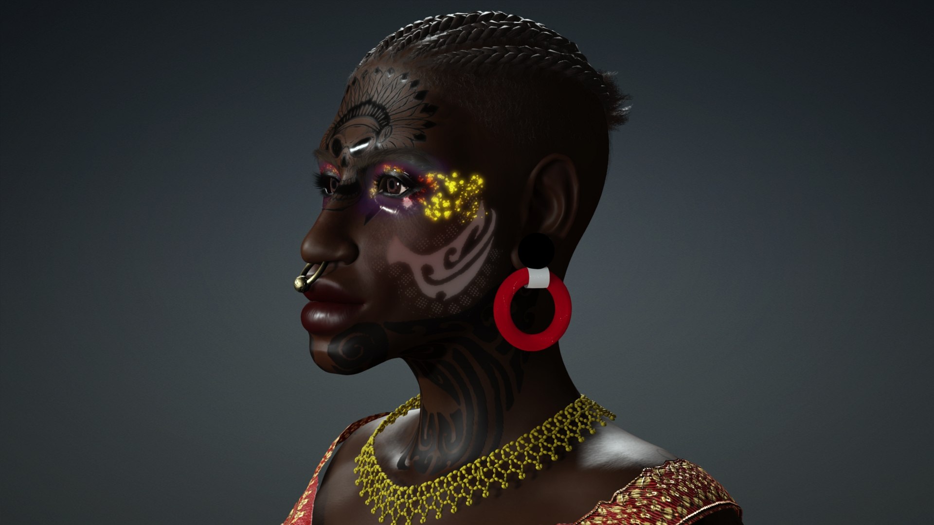 African Woman - 3D Character Model 3D Model - TurboSquid 2243015
