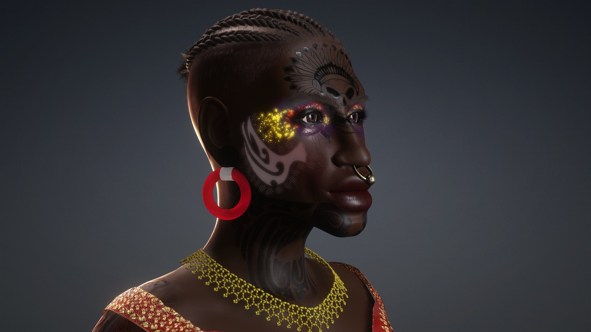 African Woman - 3D Character Model 3D Model - TurboSquid 2243015