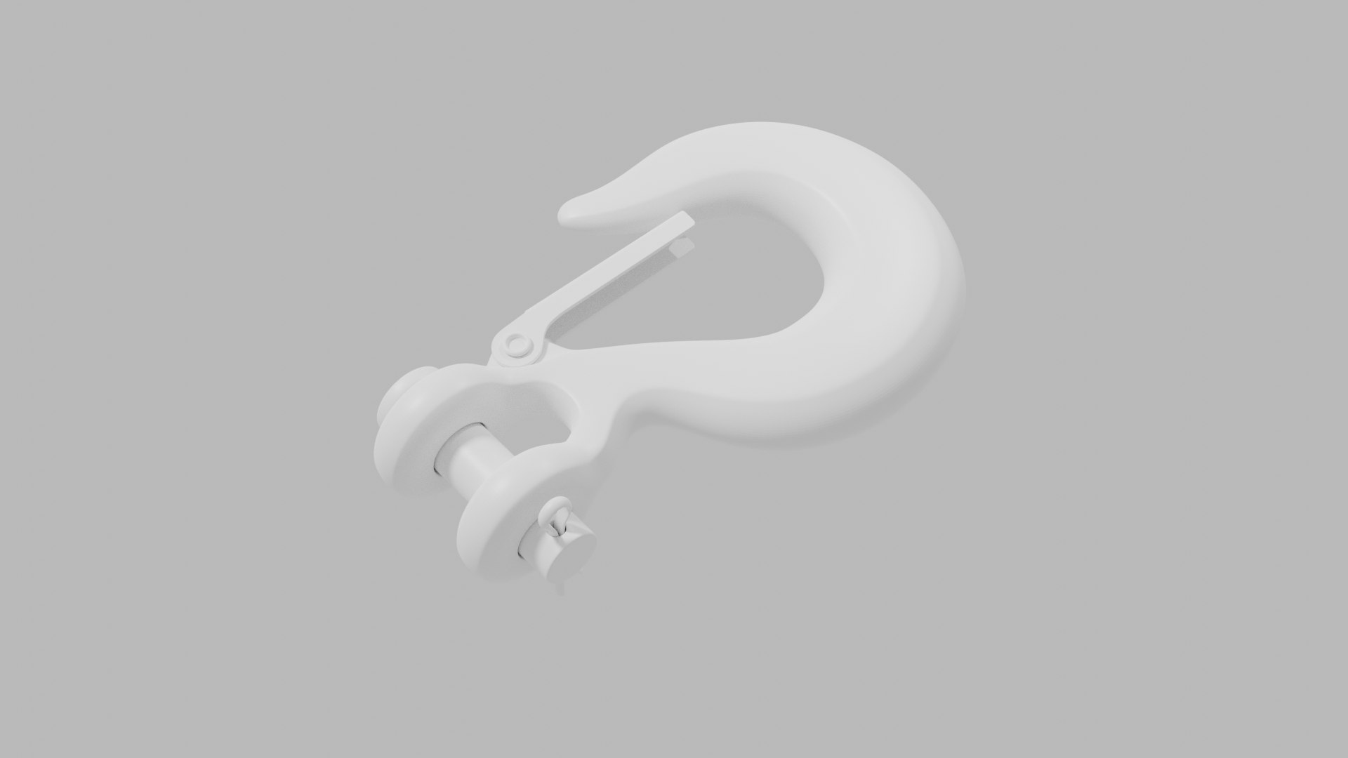 Towing hook forged 3D model - TurboSquid 1492194