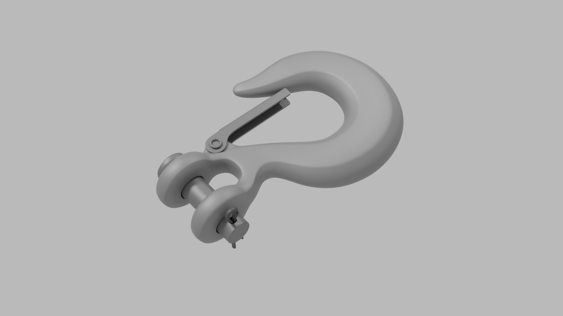 Towing hook forged 3D model - TurboSquid 1492194