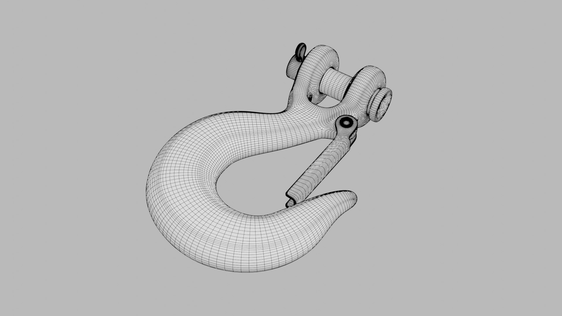 Towing hook forged 3D model - TurboSquid 1492194