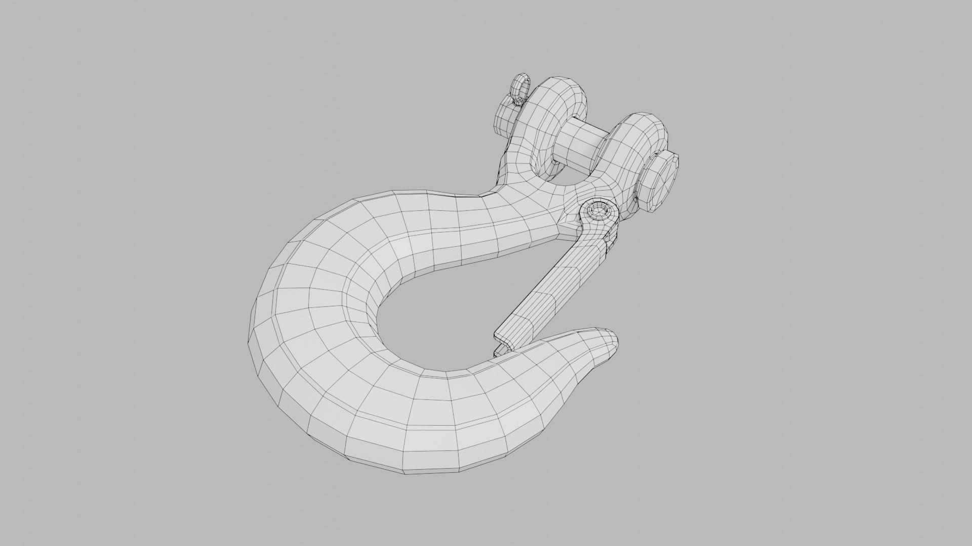 Towing hook forged 3D model - TurboSquid 1492194