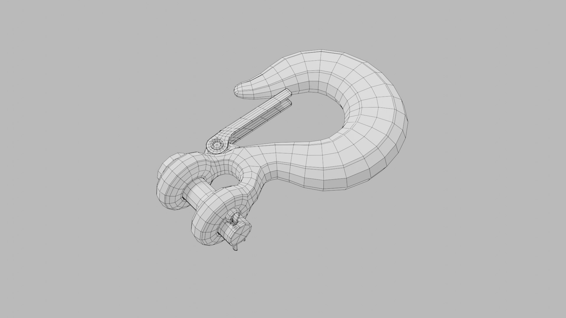 Towing hook forged 3D model - TurboSquid 1492194