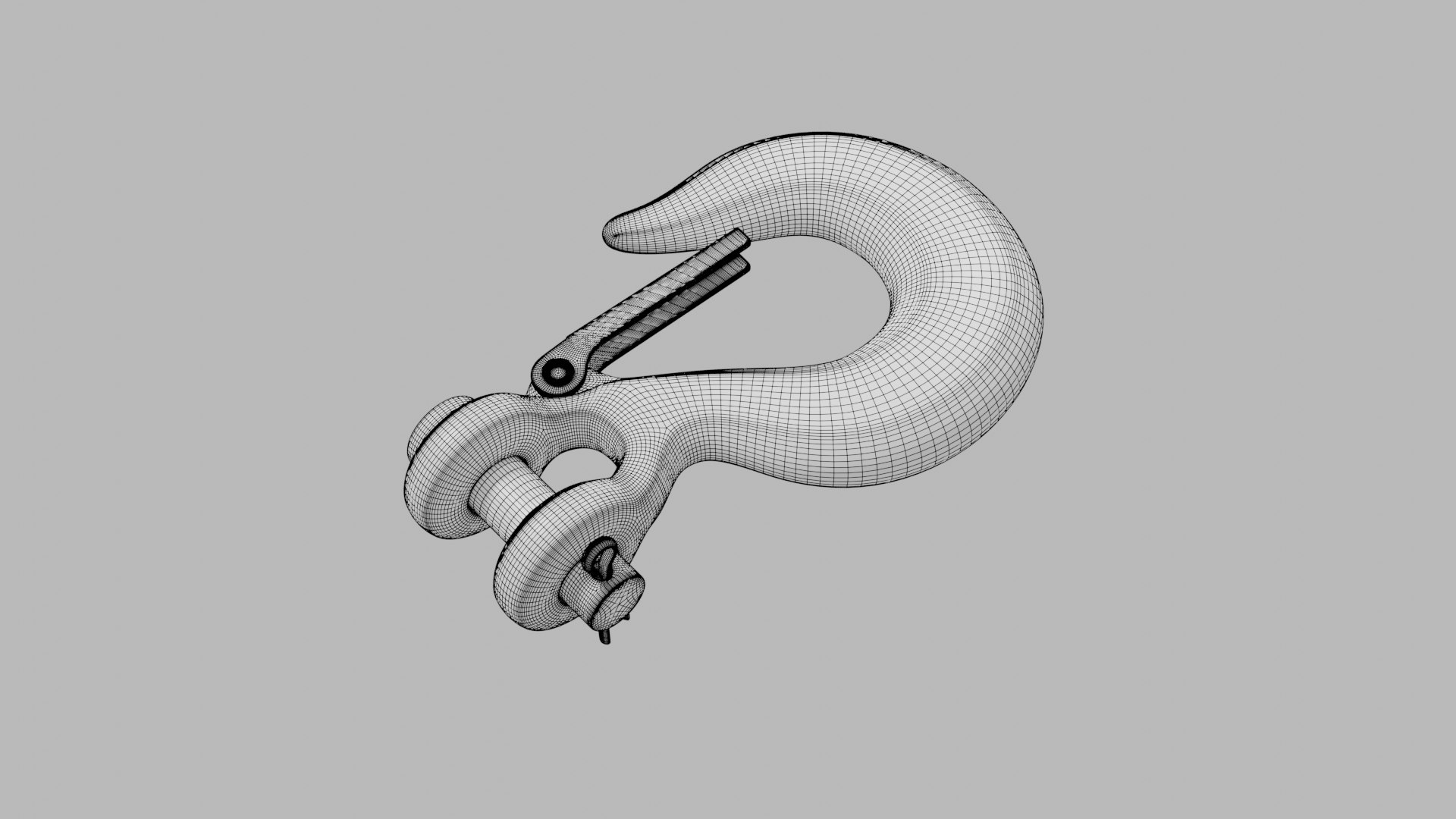 Towing hook forged 3D model - TurboSquid 1492194