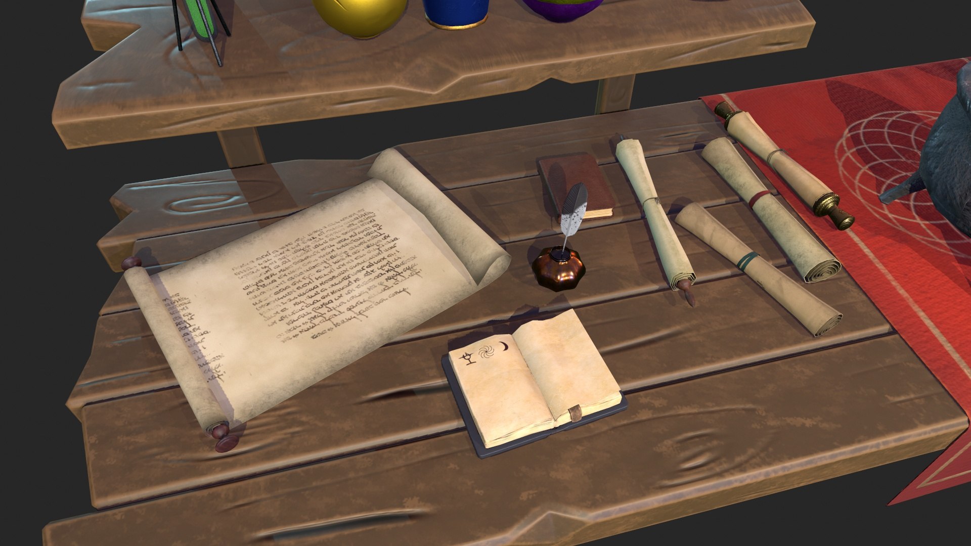 Stylized Alchemist Set 3D Model - TurboSquid 1721838