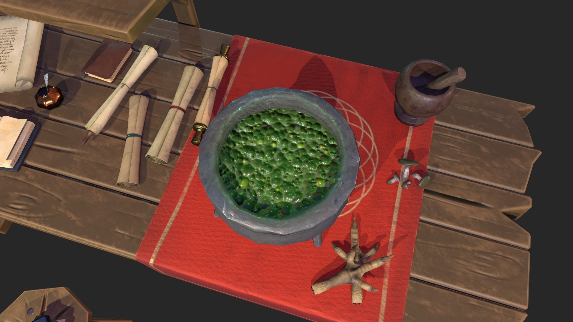 Stylized Alchemist Set 3D Model - TurboSquid 1721838