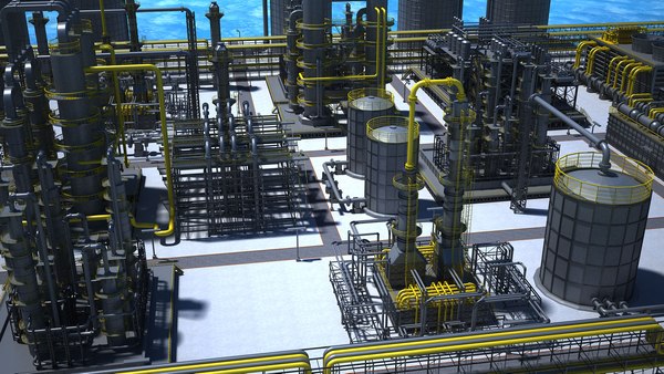 3D LNG Port 05 model - TurboSquid 1954769