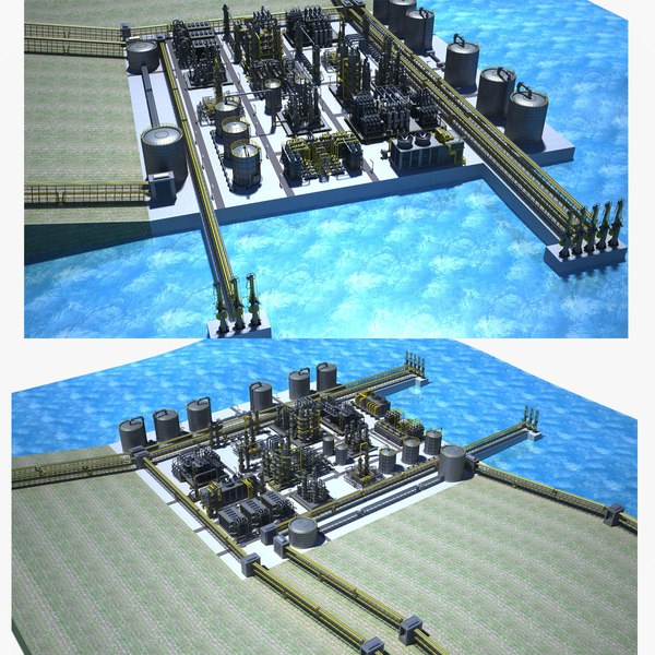 3D LNG Port 05 model - TurboSquid 1954769