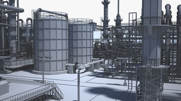 3D LNG Port 05 model - TurboSquid 1954769