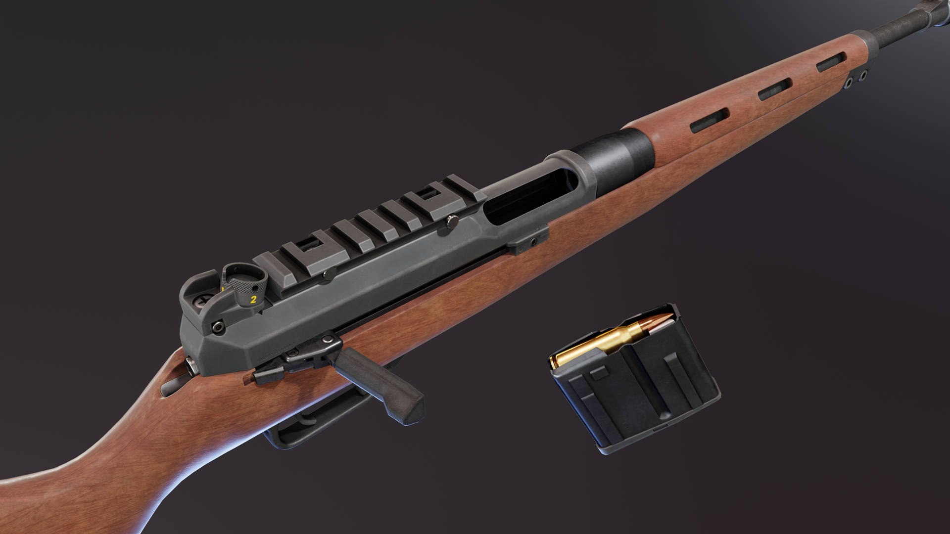 HK SL7 Rifle 3D Model - TurboSquid 2158313