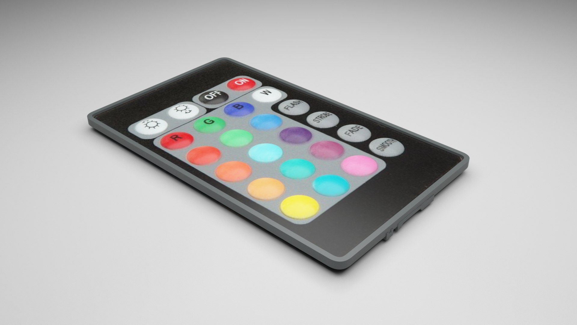 RGB Light Remote Control 3D - TurboSquid 1745629