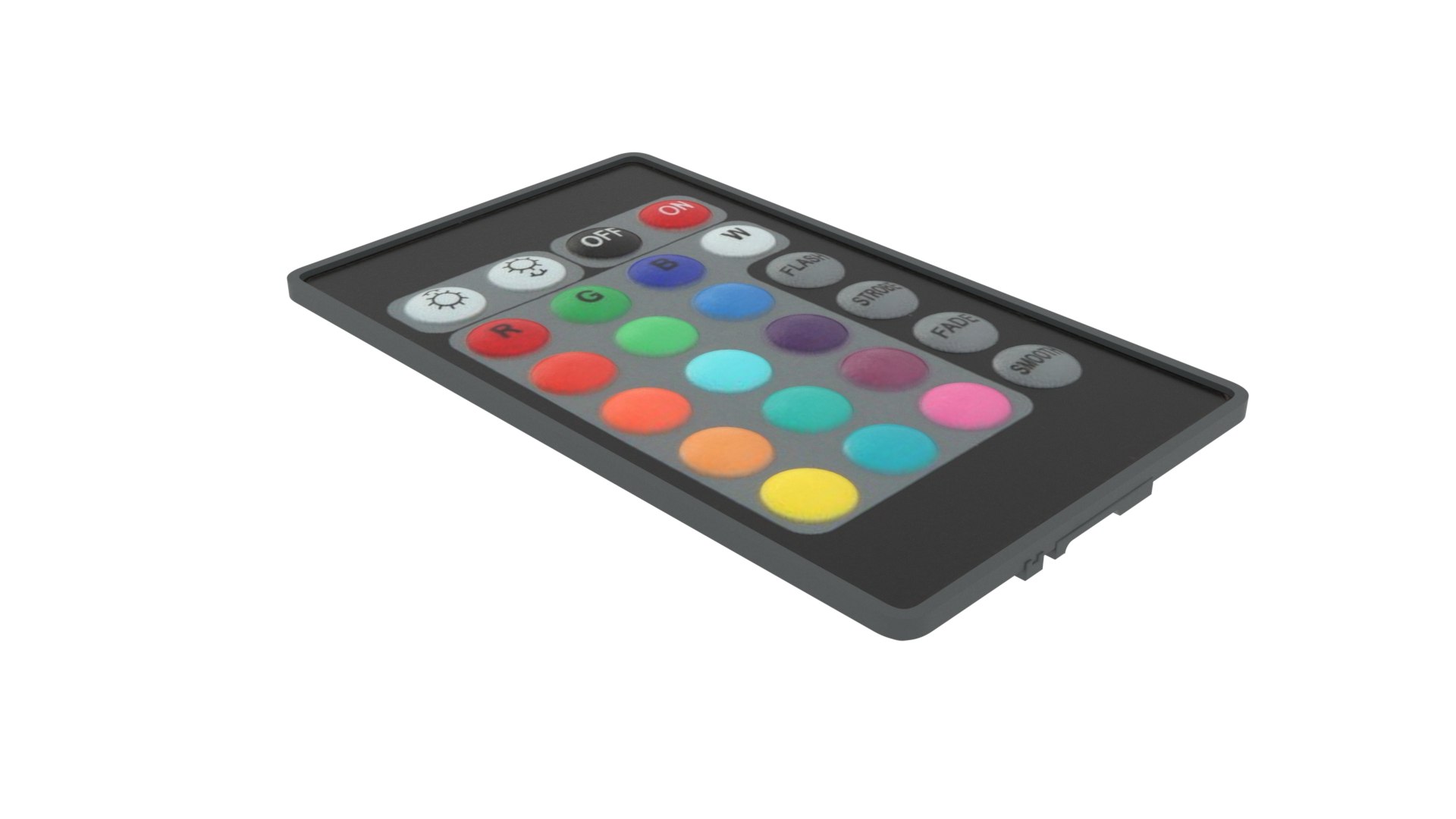 RGB Light Remote Control 3D - TurboSquid 1745629