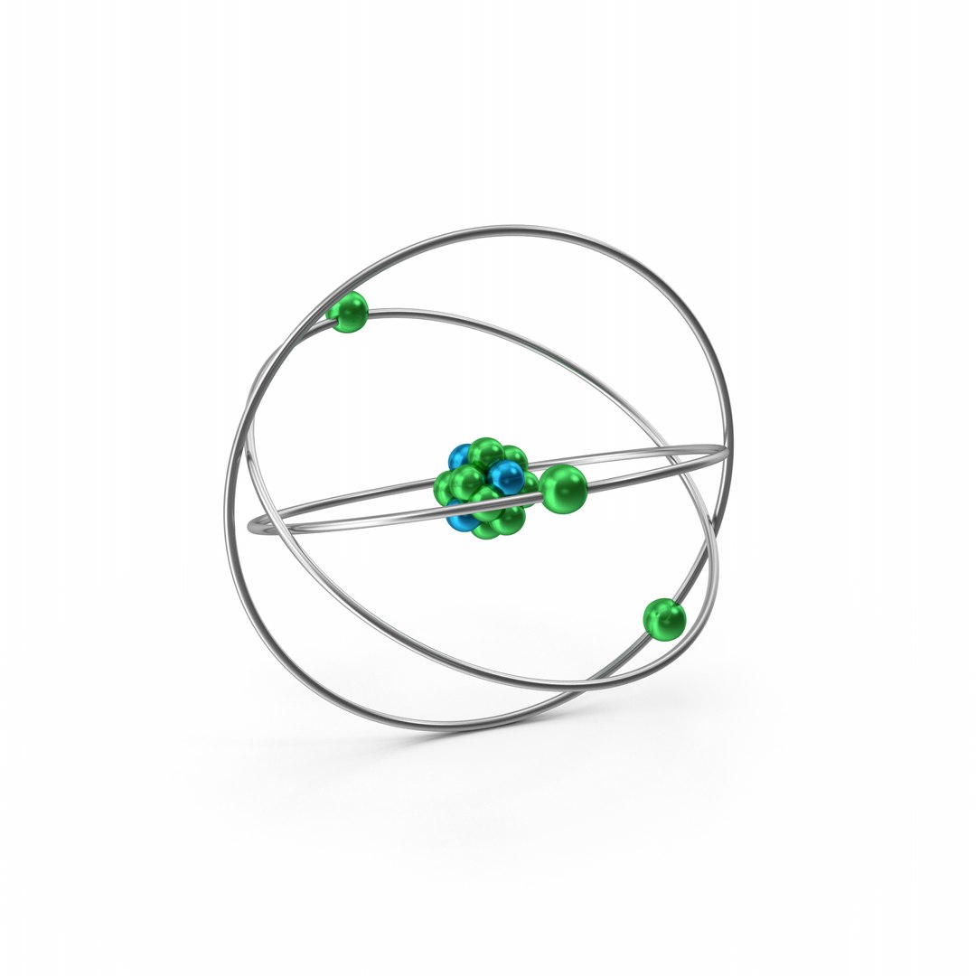 3D Planetary Atom - TurboSquid 1981592