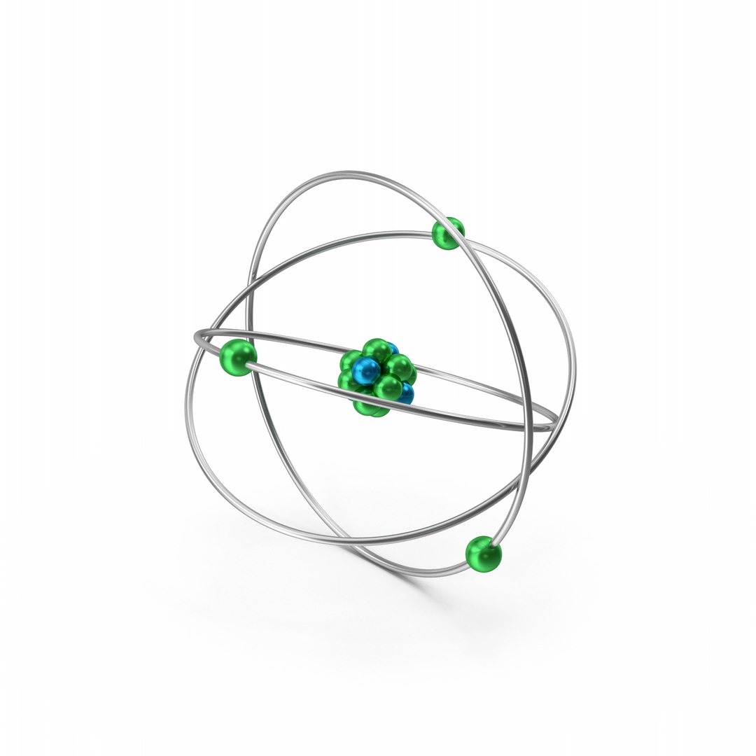 3D Planetary Atom - TurboSquid 1981592