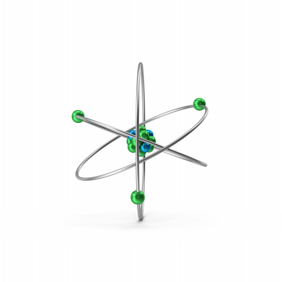 3D Planetary Atom - TurboSquid 1981592