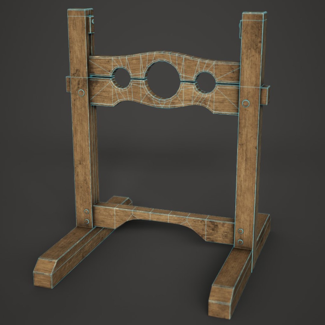 Medieval Stocks 3D Model - TurboSquid 1202203