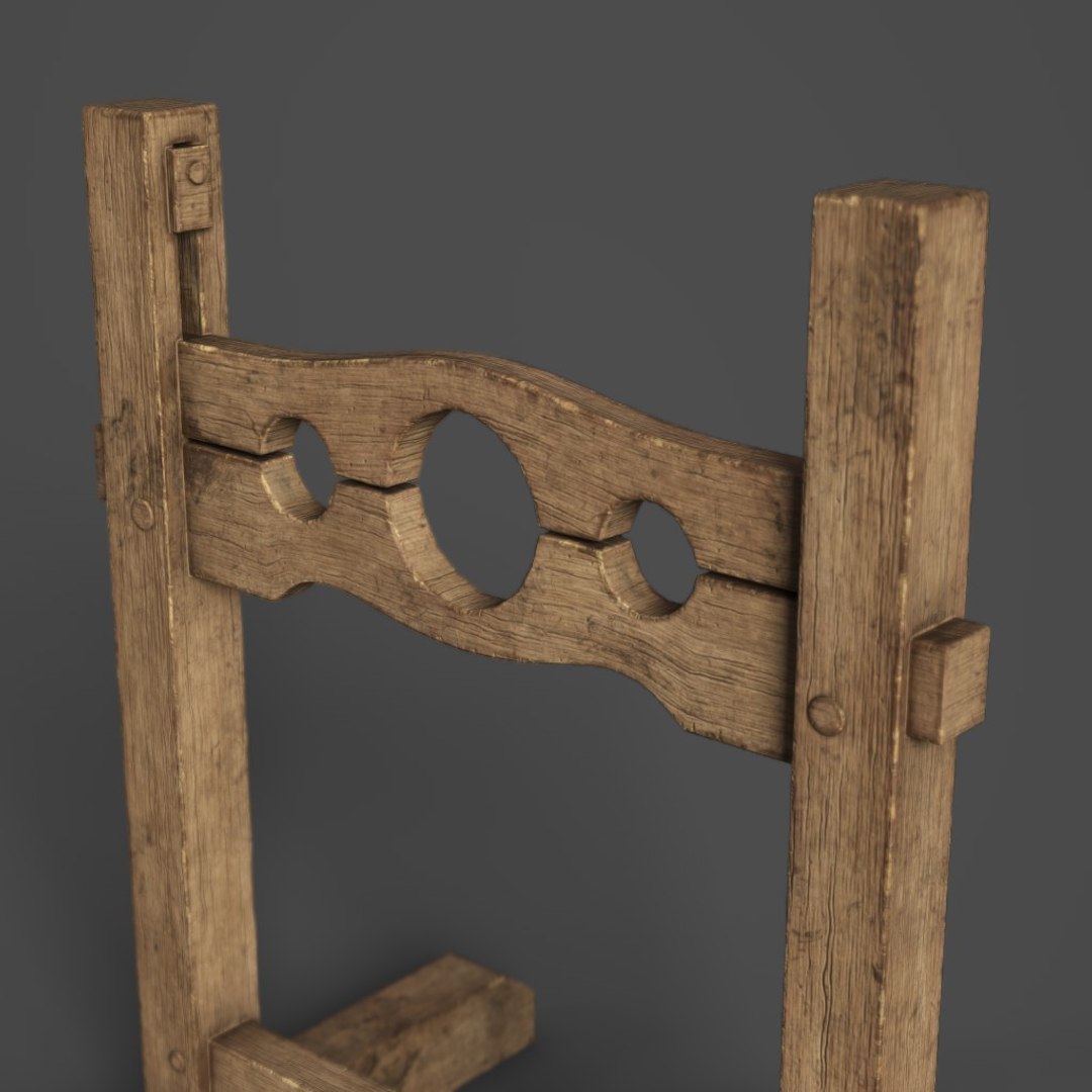 Medieval Stocks 3D Model - TurboSquid 1202203