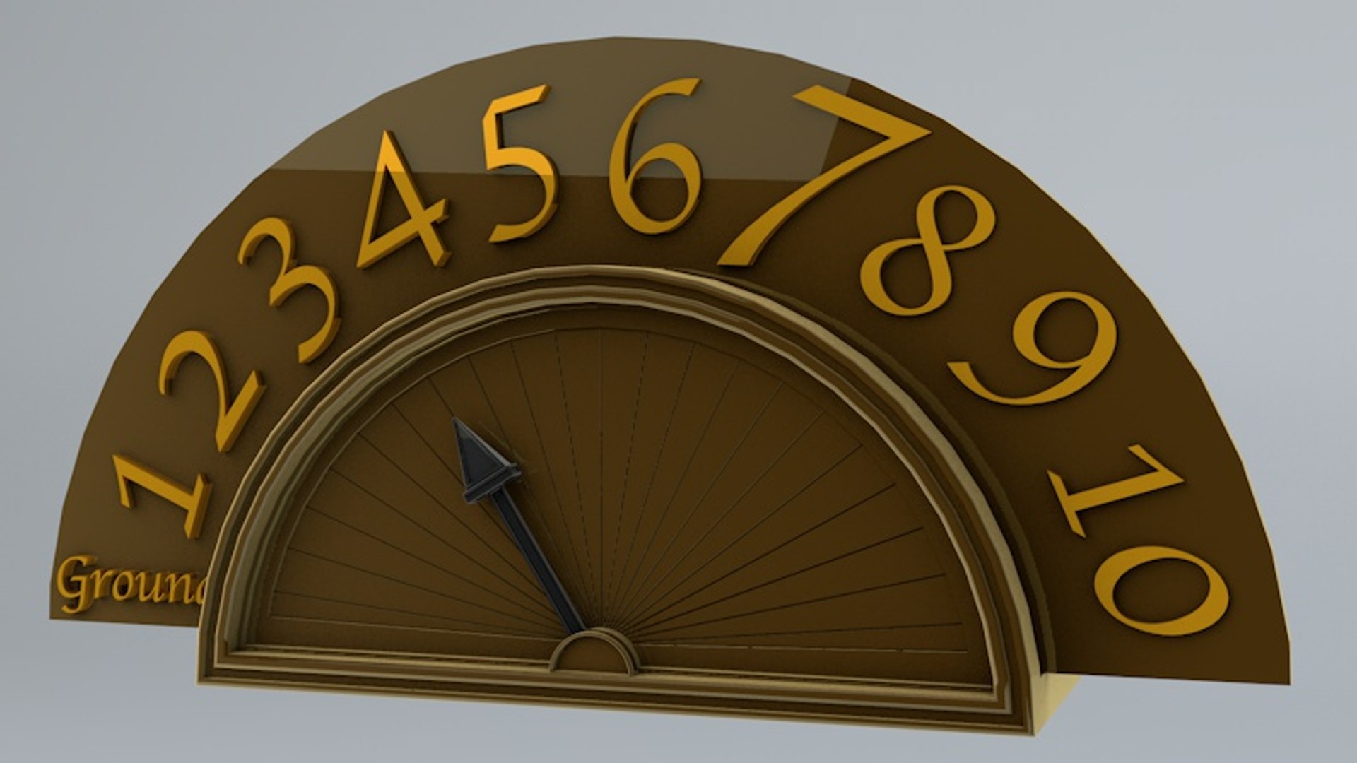 3ds Level Sign Elevator