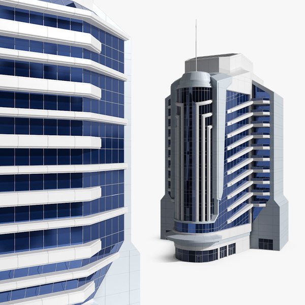 modelo 3d Concepto de edificio futurista - TurboSquid 2330115