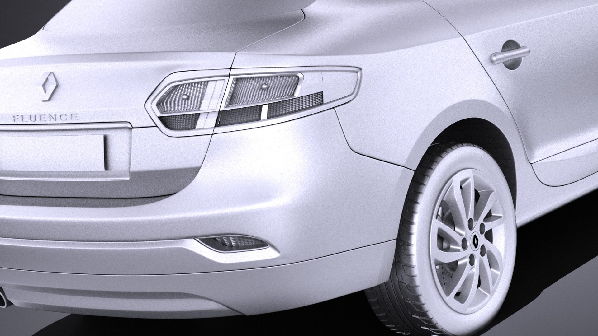 3D 2016 Renault Fluence Model - TurboSquid 1227652