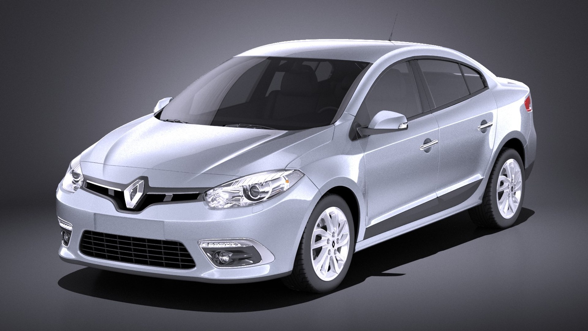 3D 2016 Renault Fluence Model - TurboSquid 1227652