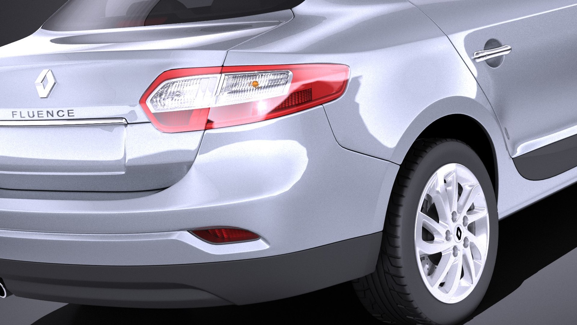 3D 2016 Renault Fluence Model - TurboSquid 1227652