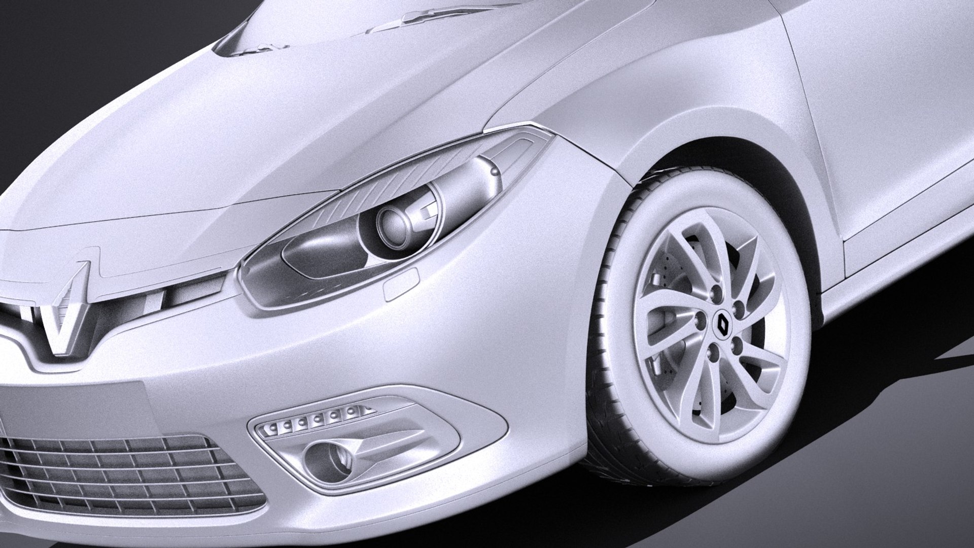 3D 2016 Renault Fluence Model - TurboSquid 1227652
