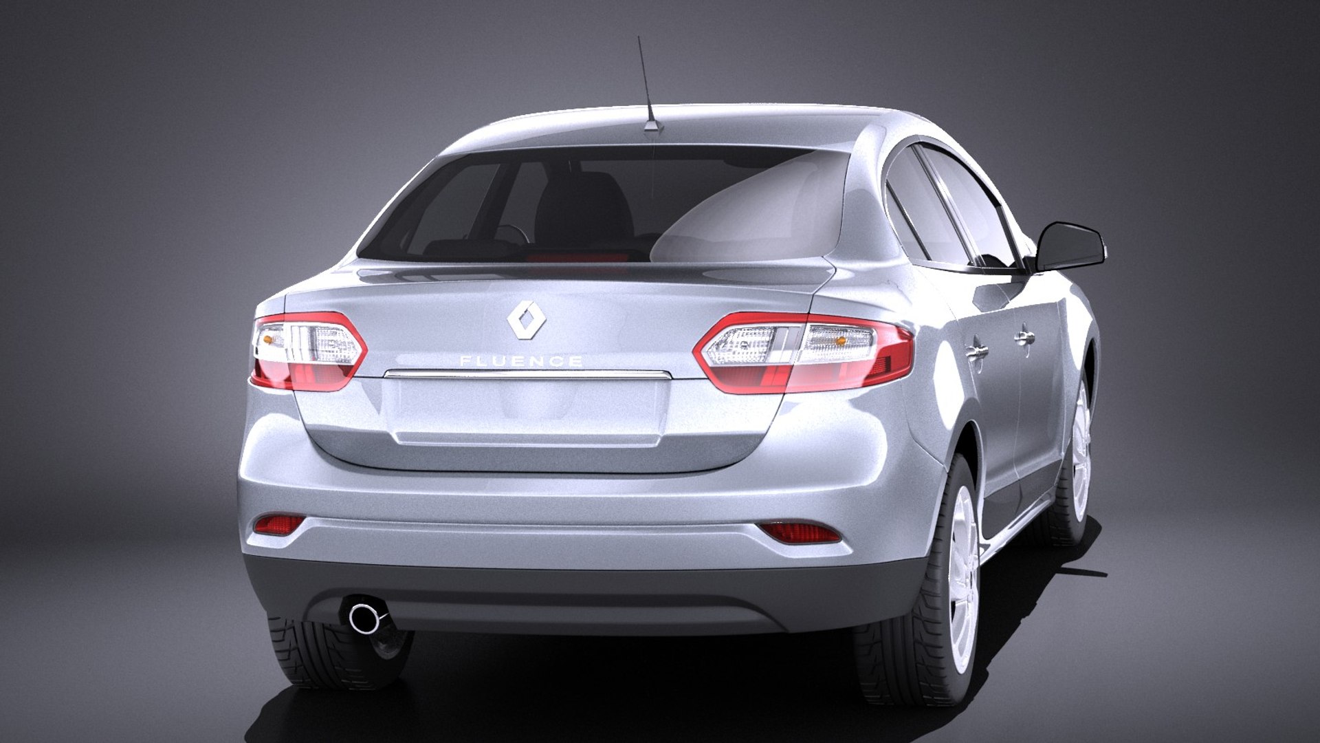 3D 2016 Renault Fluence Model - TurboSquid 1227652