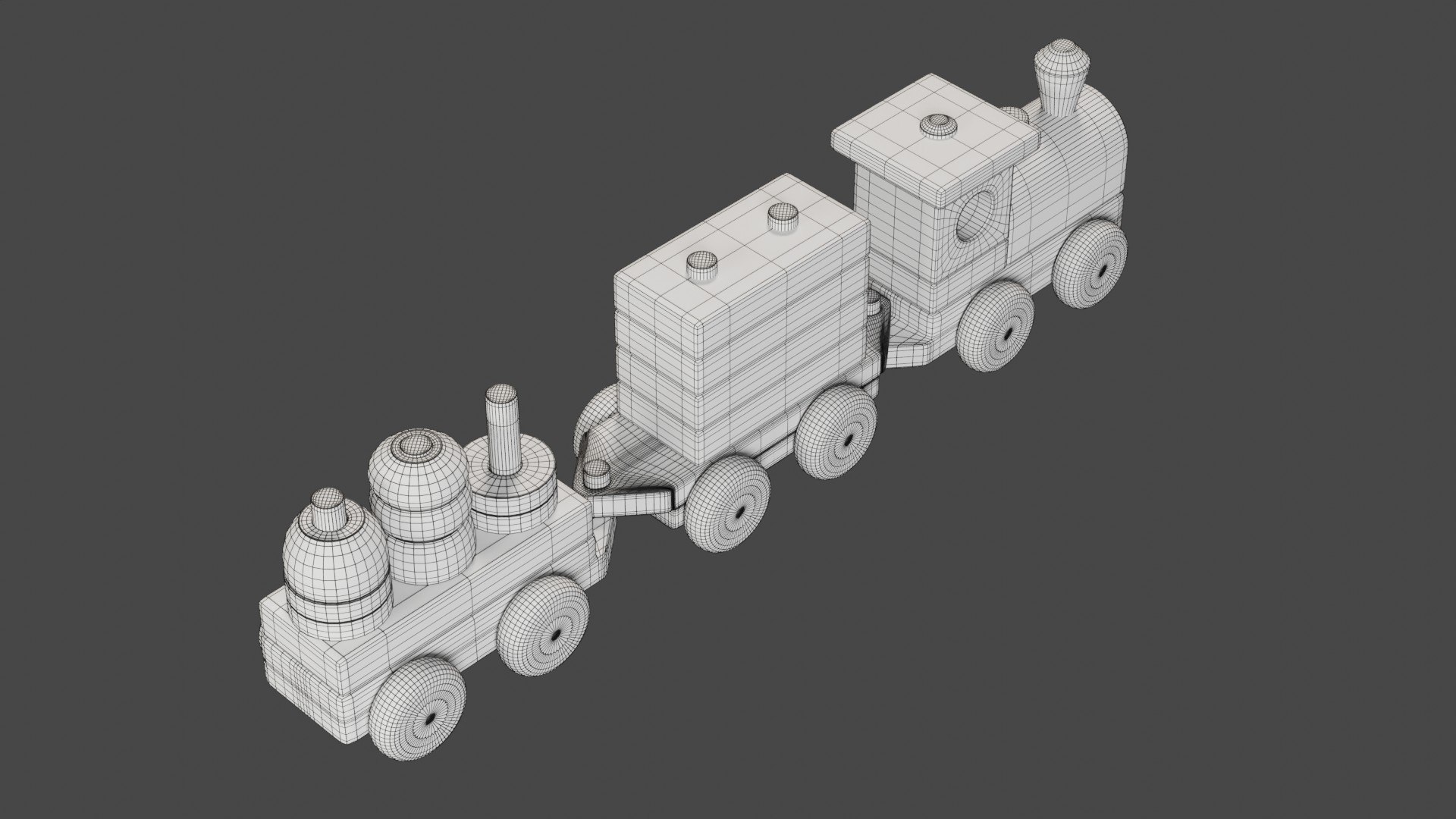 Building Blocks Train 3D Model - TurboSquid 1877807