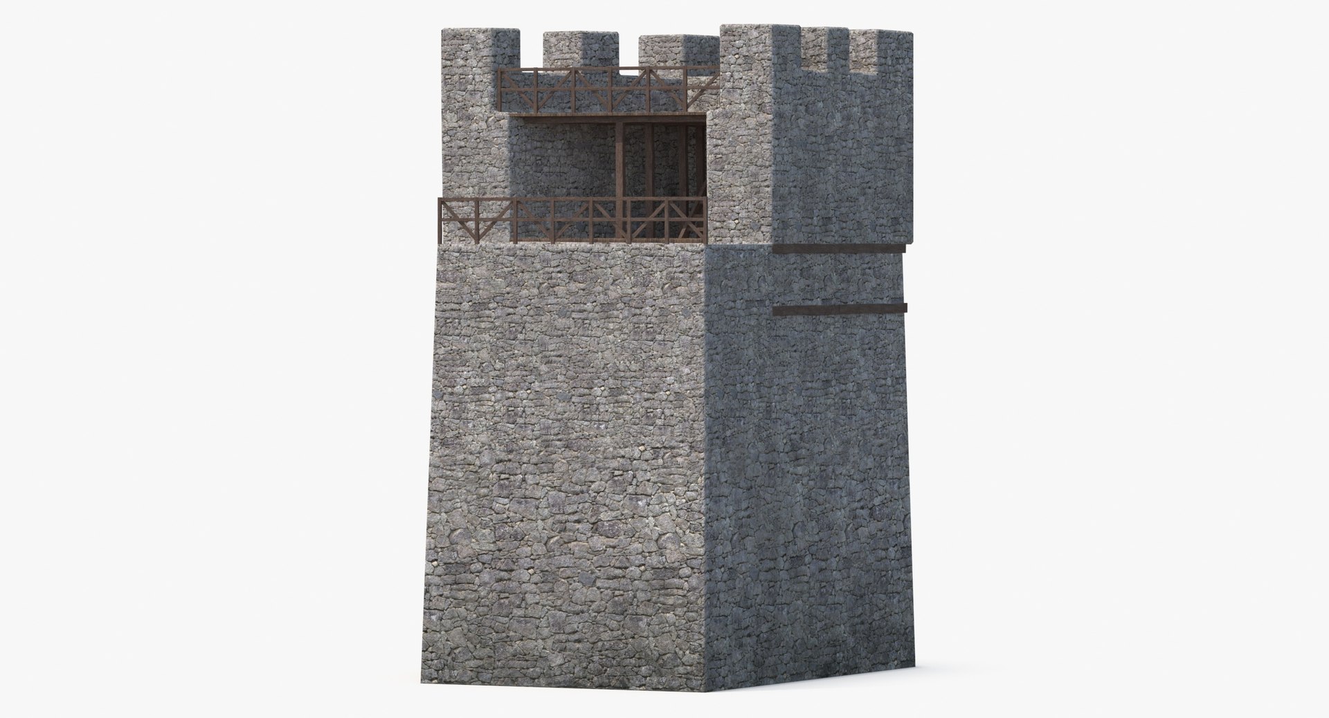 Medieval Tower 02 Model - TurboSquid 2124431