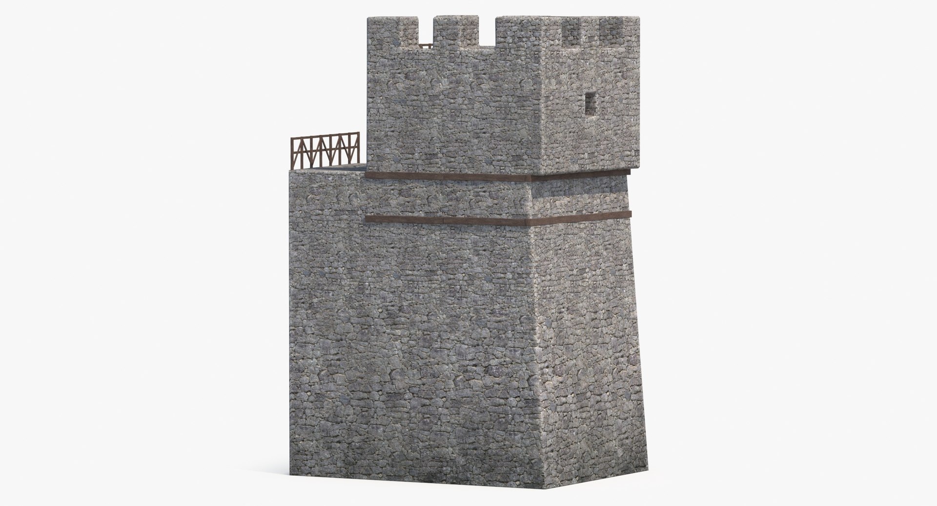 Medieval Tower 02 Model - TurboSquid 2124431