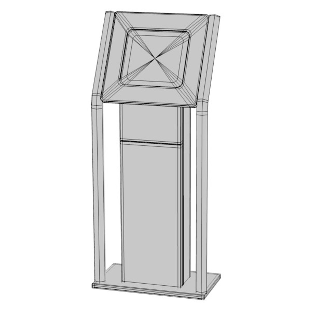 computer terminal 3d model