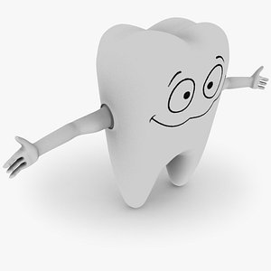 3D Cartoon Tooth Models - Browse & Download Formats - TurboSquid