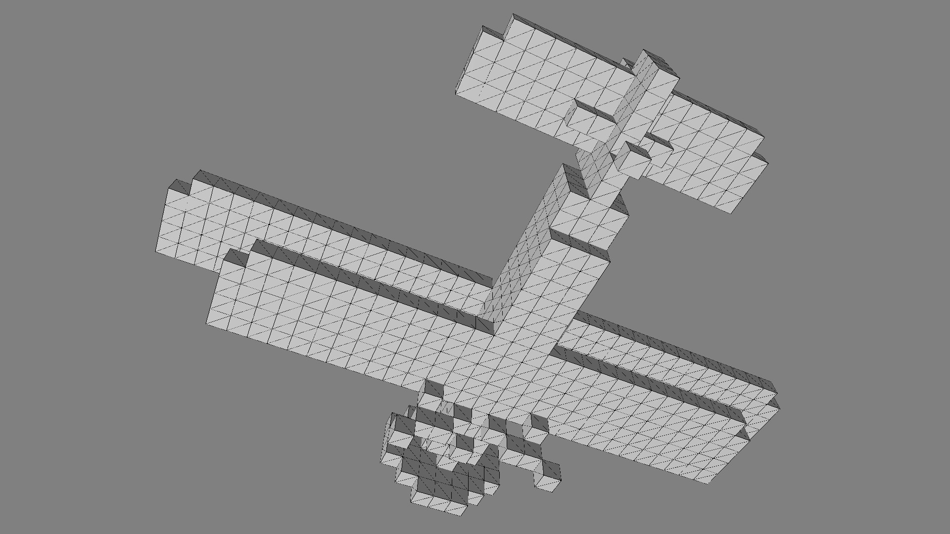 An-2 pixelated 3D model - TurboSquid 1904517